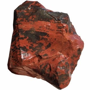 Red Obsidian Rock
